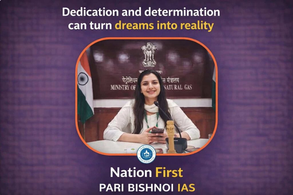 Pari Bishnoi IAS Biography - ipsbiography.com